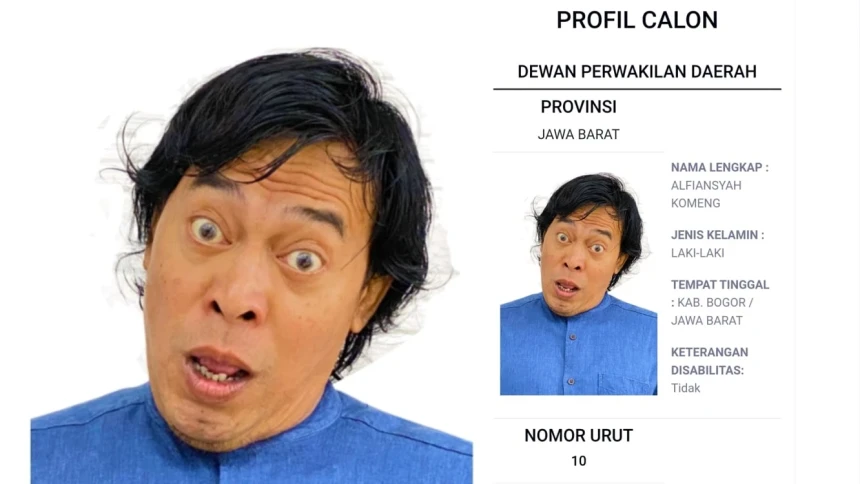 Segini Gaji Komeng Jika Terpilih Jadi Anggota DPD - Terbaru.News Segini Gaji Komeng Jika Terpilih Jadi Anggota DPD - Terbaru.News