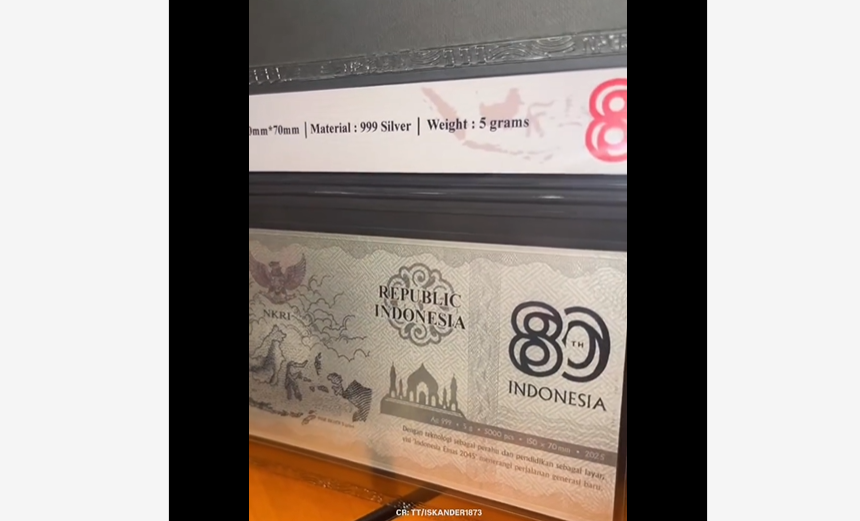 Unik! Penampakan Uang Edisi Spesial HUT Kemerdekaan RI ke 80 Tahun - Terbaru.News